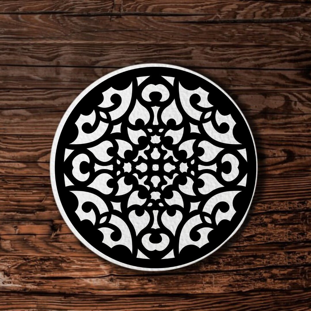 DIY Laser Cut Files,intricate Mandala Svg,round Ornament Designs ...