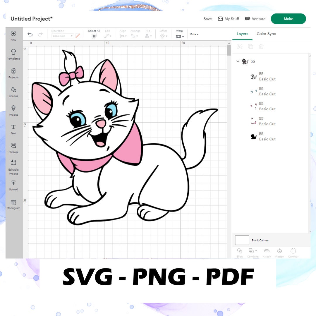 Marie Svg, Cat 4, Cat Svg, Cat Pdf, Cat Png, White Cat Cricut ...