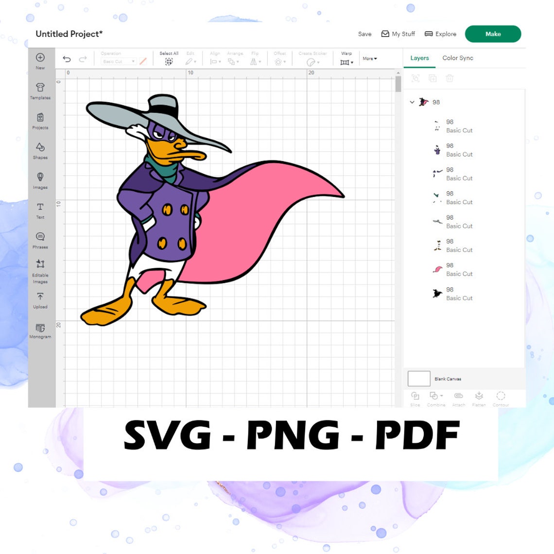 Duck - 3, Duck Svg, Duck Pdf, Duck Png, Duck Cricut Svg, Duck Svg File ...