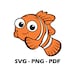 Nemo Svg, Fish – 1, Fish Svg, Fish Pdf, Fish Png, Fish Cricut Svg - Etsy