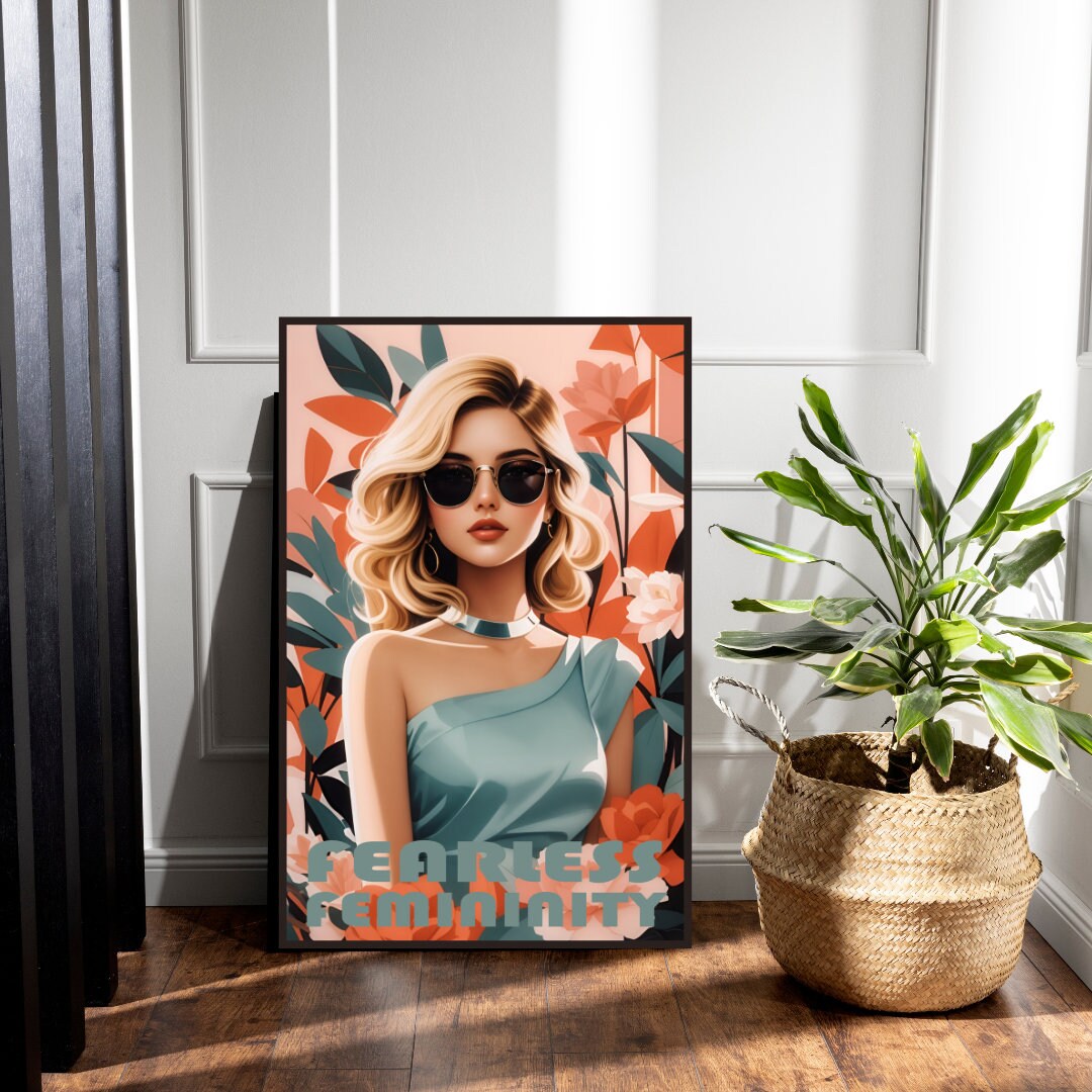 Modern Poster Png, Woman Poster Png, Unique Poster Design Png, Home ...