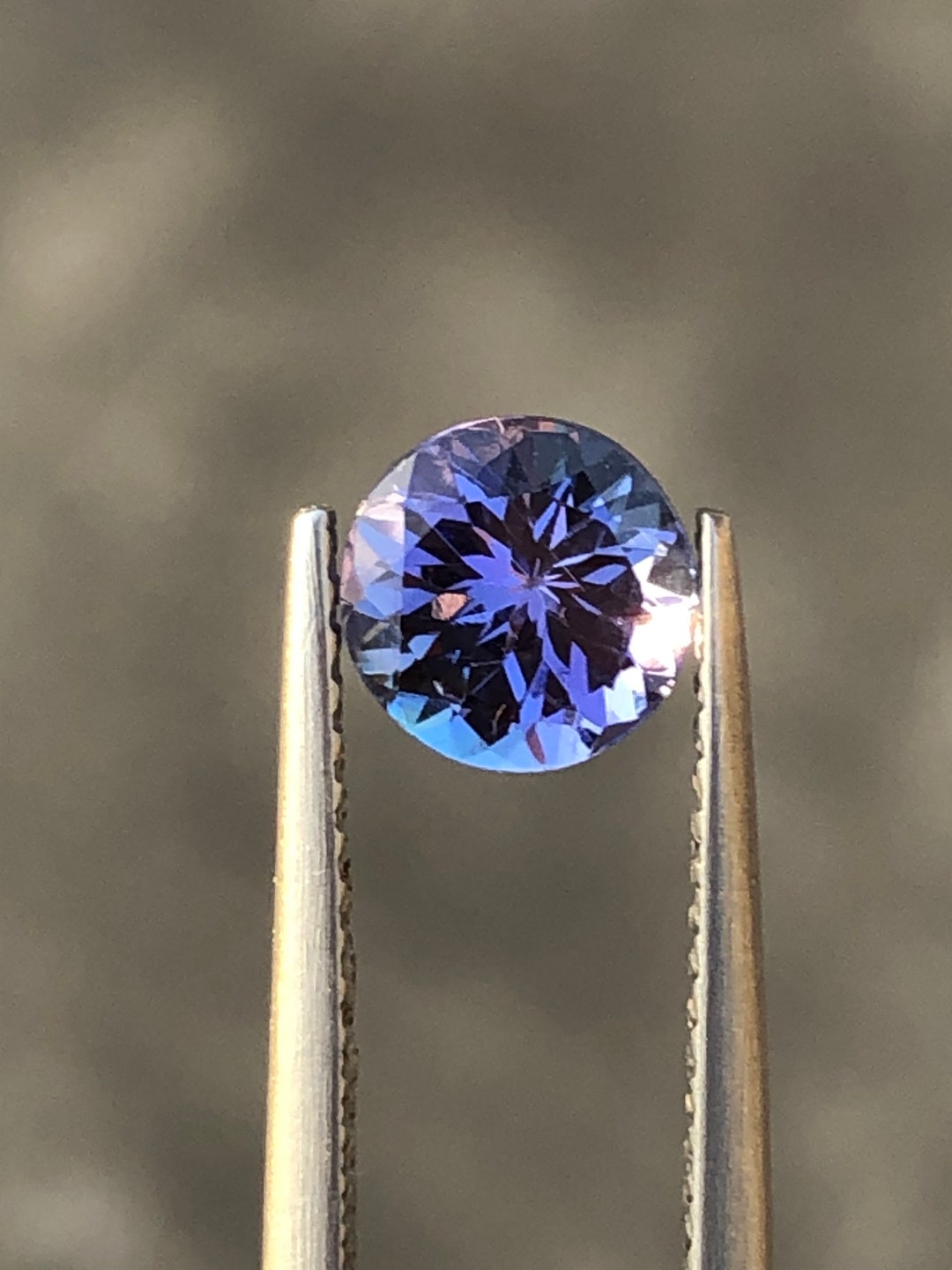 Netural Tanzanite Round Rarest Purplish&blue Color Tanzanite Gemstone ...