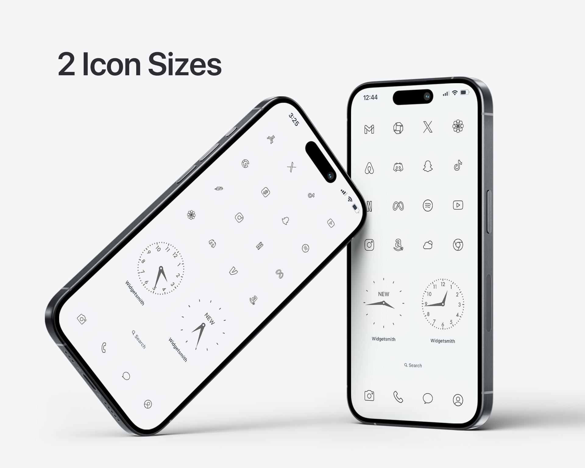 White Ios Icon Pack, Minimal White Icon Pack, Black and White Icon Pack ...