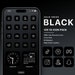 Black Ios Icon Pack, Minimal Dark Ios Icon Pack, Black and White Icon ...