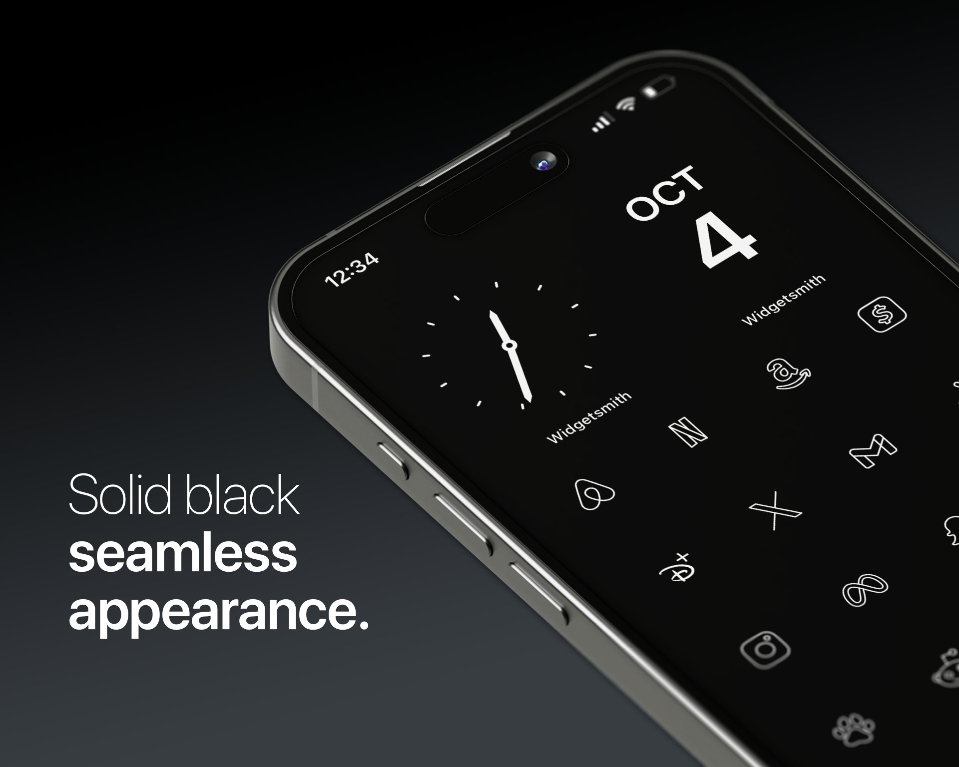 Black Ios Icon Pack, Minimal Dark Ios Icon Pack, Black and White Icon ...