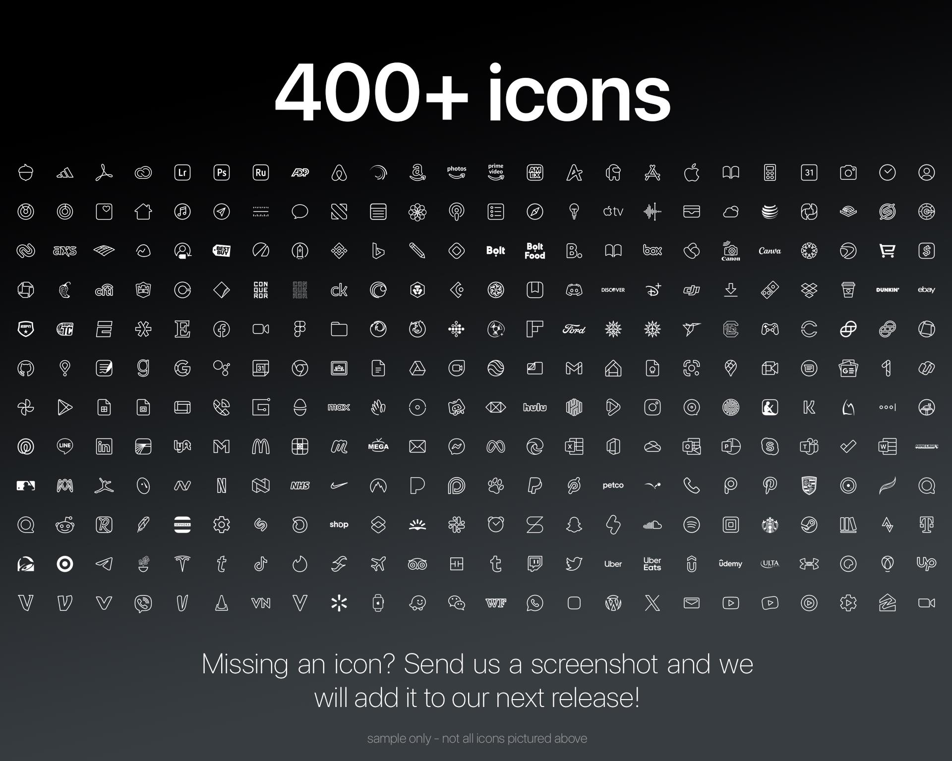 Black Ios Icon Pack, Minimal Dark Ios Icon Pack, Black and White Icon ...