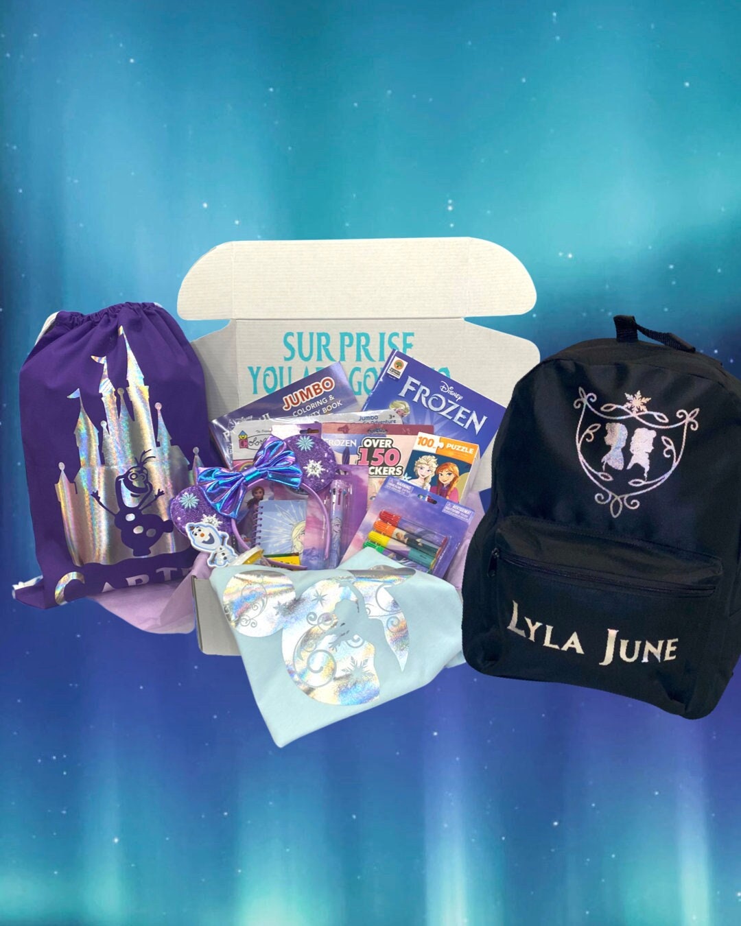 Frozen Inspired Themed Disney Trip Announcement Personalized Disney ...