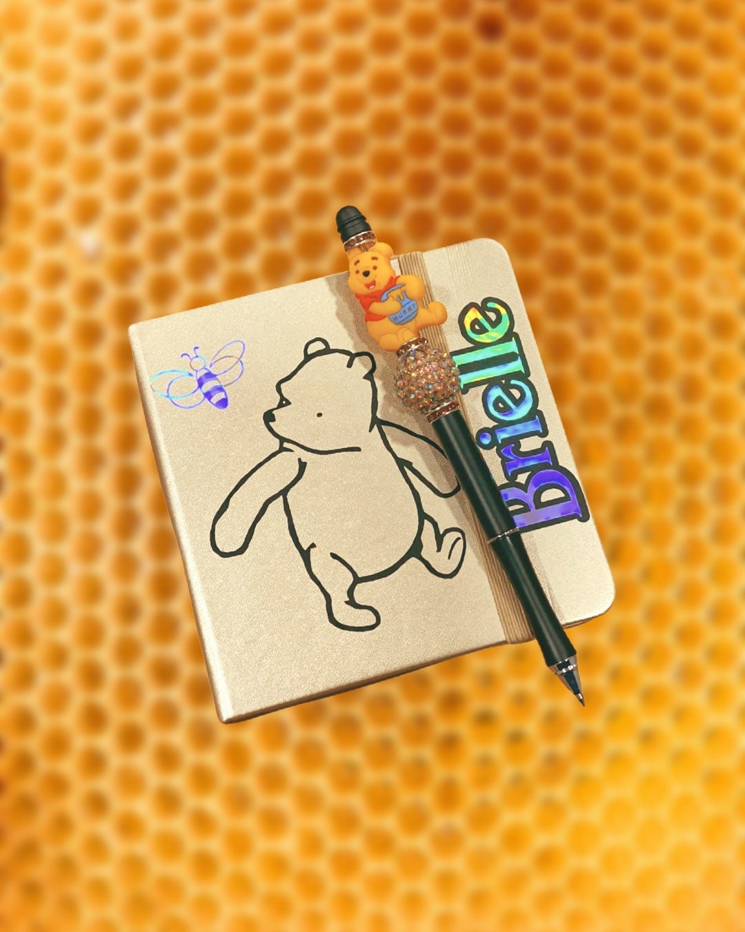 Winnie the Pooh Inspired Personalized Autograph Book and Matching Pen ...
