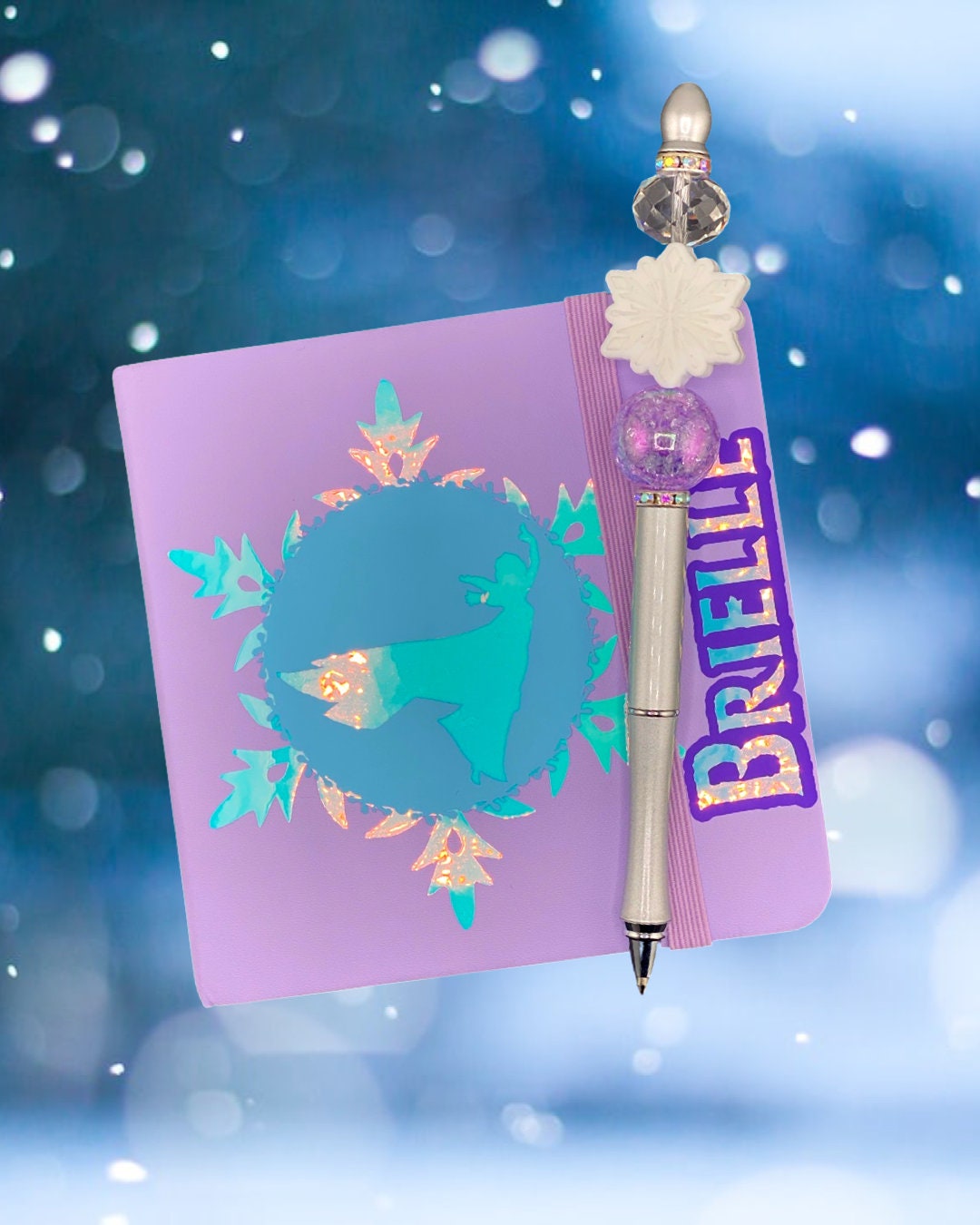 Ice Princess Frozen Elsa Inspired Autograph Book Personalized With ...