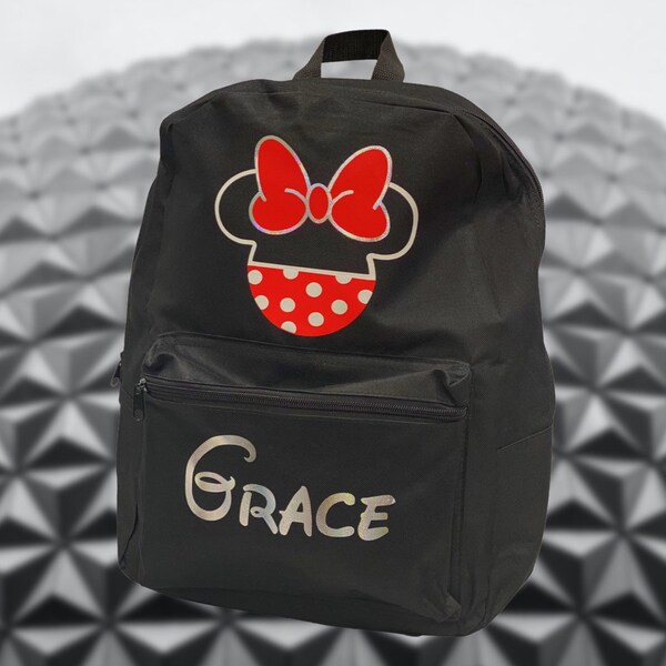 Minnie Mouse Backpack - Etsy