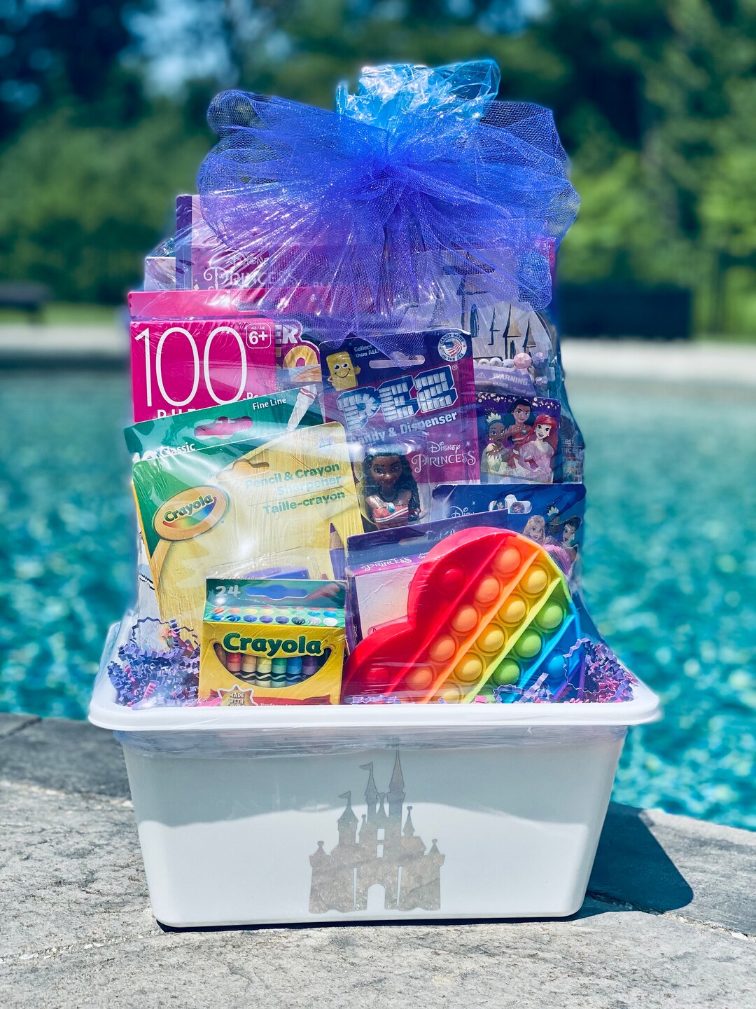 Princess Themed Gift Basket Ultimate Disney Princess Gift Princess ...