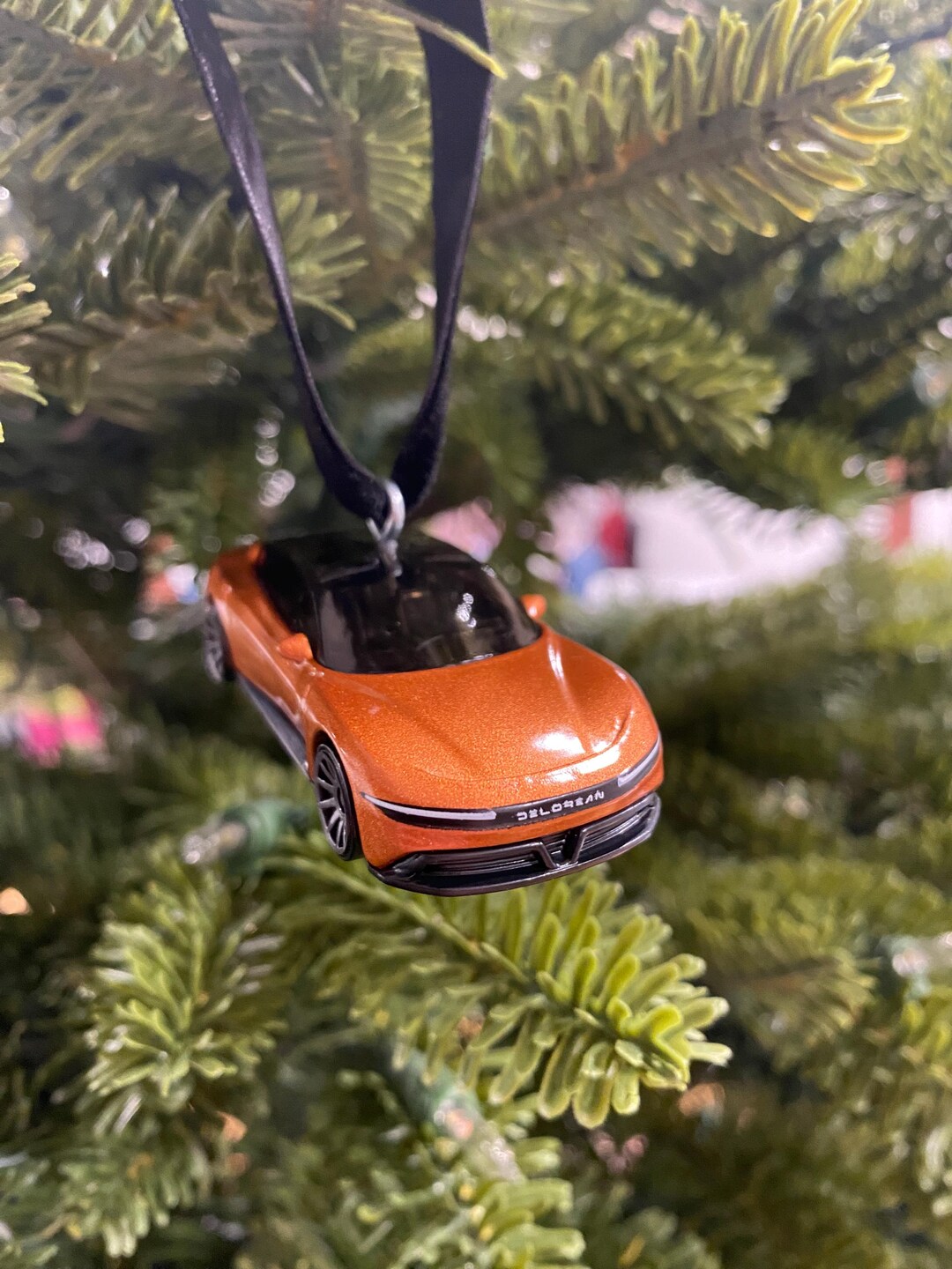 Delorean Alpha5 Christmas Ornament Replica Toy Car With Personalized ...
