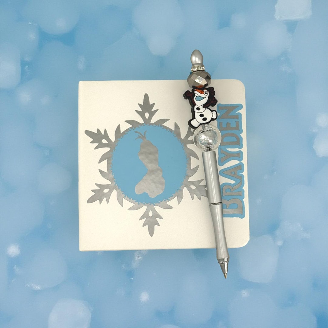 Frozen Olaf Snowman Inspired Personalized Autograph Book With Matching ...