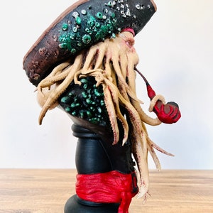 Davy Jones Bust Figure | Handmade Pirates Collectible | Pop Culture ...