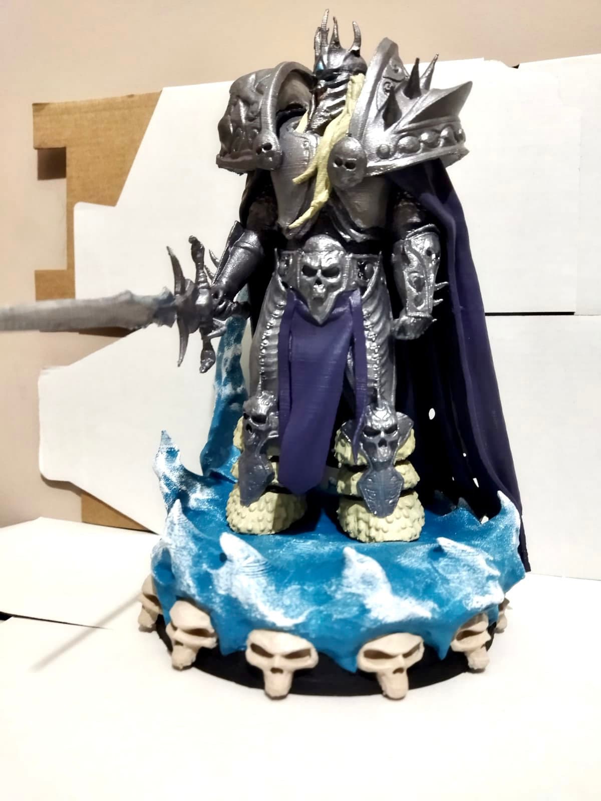 Lich King Figure Word of Warcraft Statue Lich King Figurine - Etsy