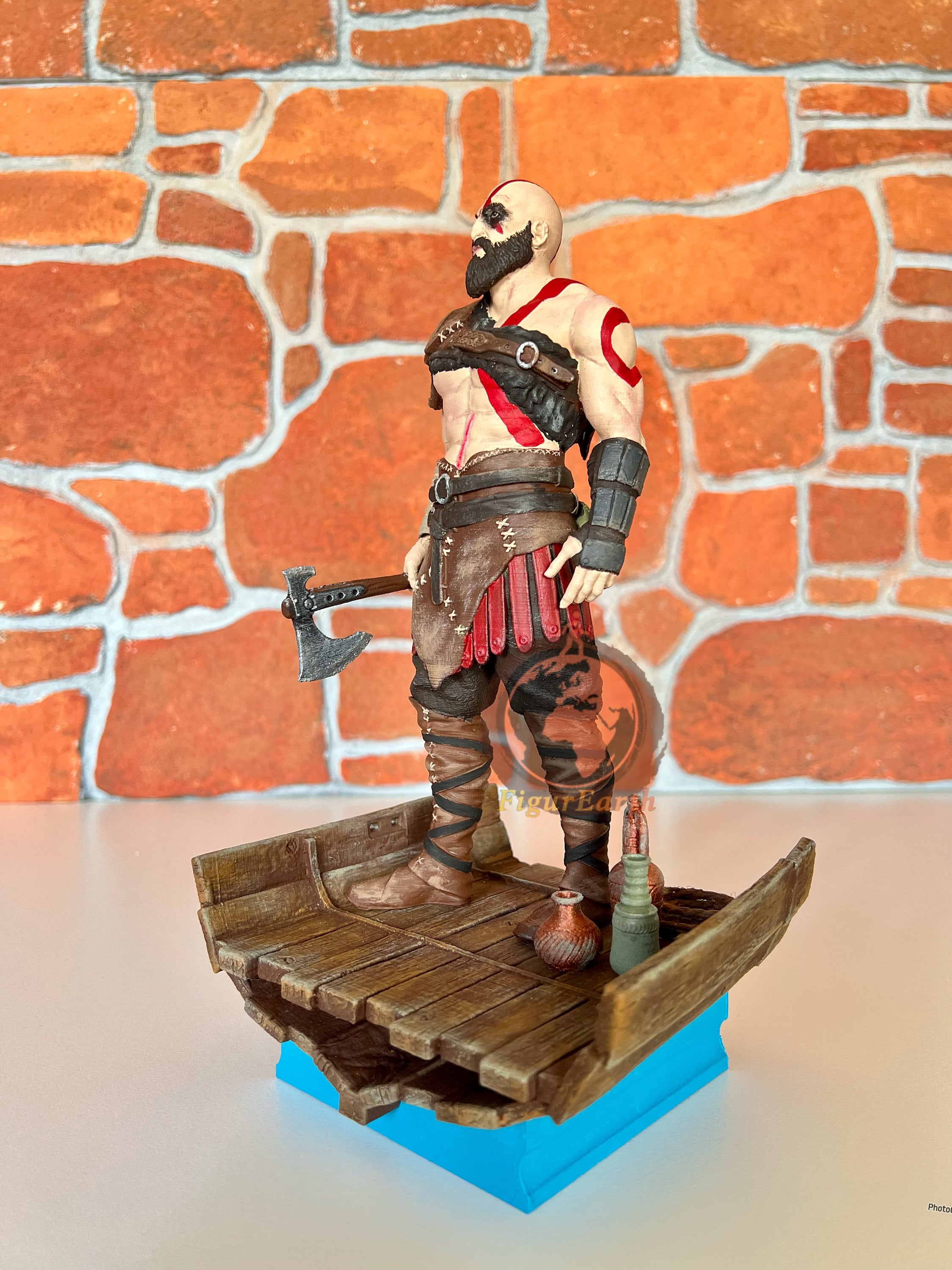 Kratos Figure,kratos Figurine,god of War Kratos,kratos Statue - Etsy ...