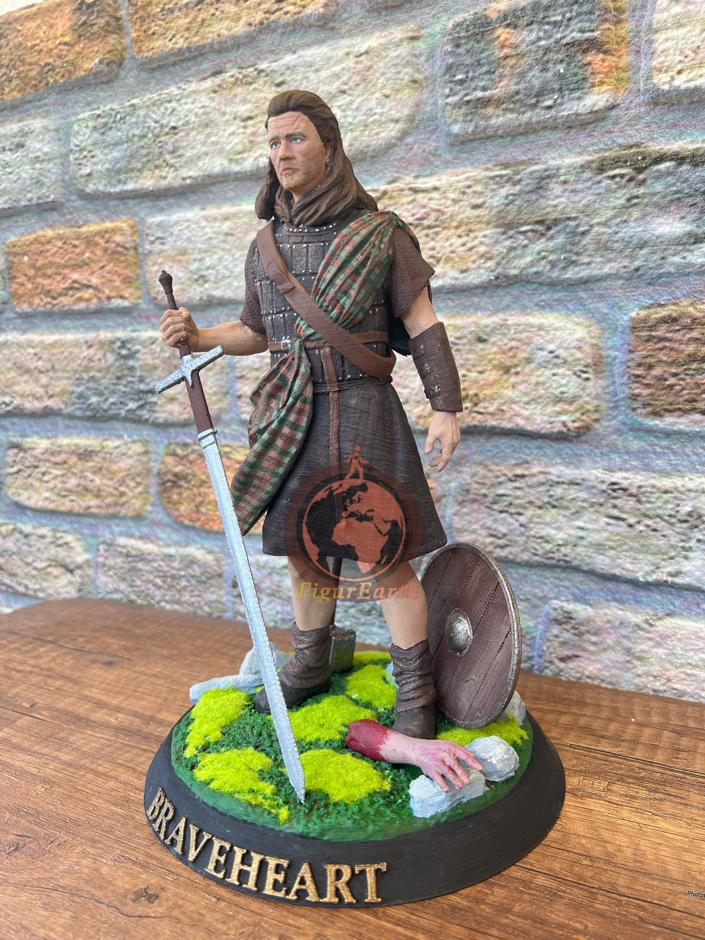 Braveheart Figure,brave Heart Statue,mel Gibson Figure,hero - Etsy