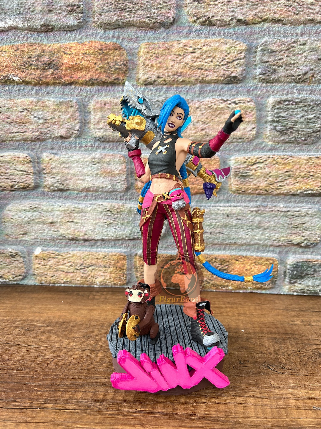 Jinx League of Legends Figure,jinx Statue,jinx Figurine,lol Figure ...