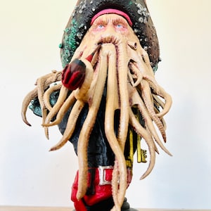 Davy Jones Caribbean Pirates Bust Figure - Etsy