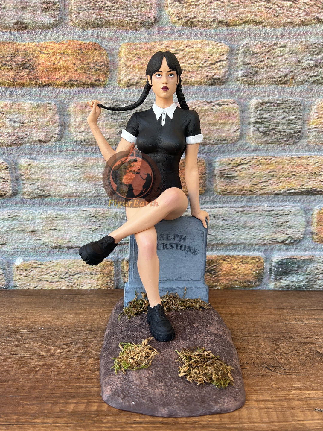 Wedesday Figure, Wednesday Figurine, Adams Family, the Thing, Wednesday ...