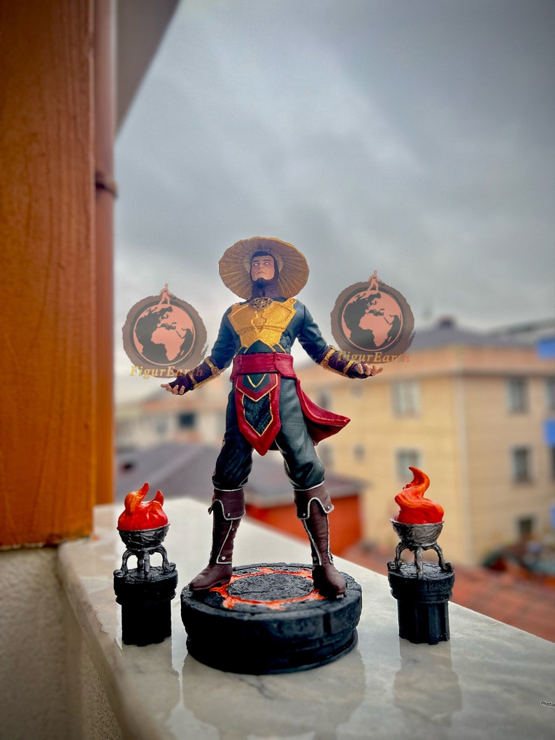 Raiden Mortal Kombat Figure,raiden Mk,mortal Kombat Characters, Raiden ...