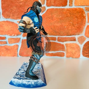 Sub Zero Mortal Kombat X,sub-zero Figure,mortal Kombat Character - Etsy