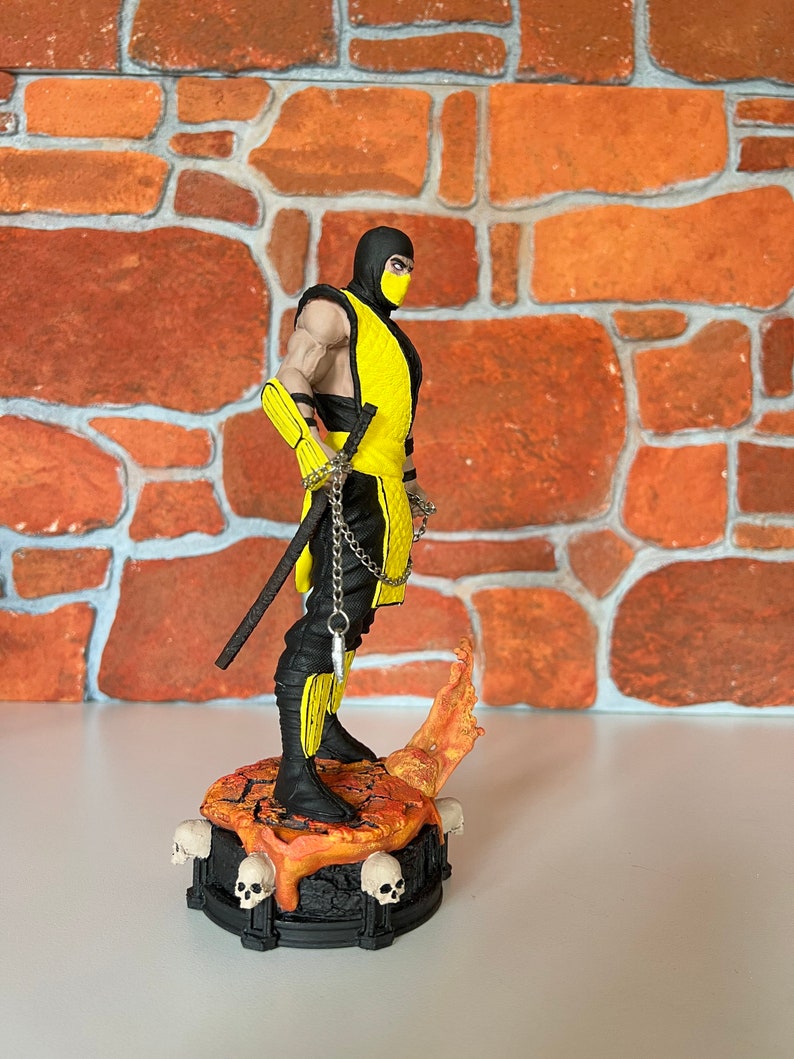 Scorpion Figure,scorpion Mortal Kombat Figure,scorpion Figurine ...