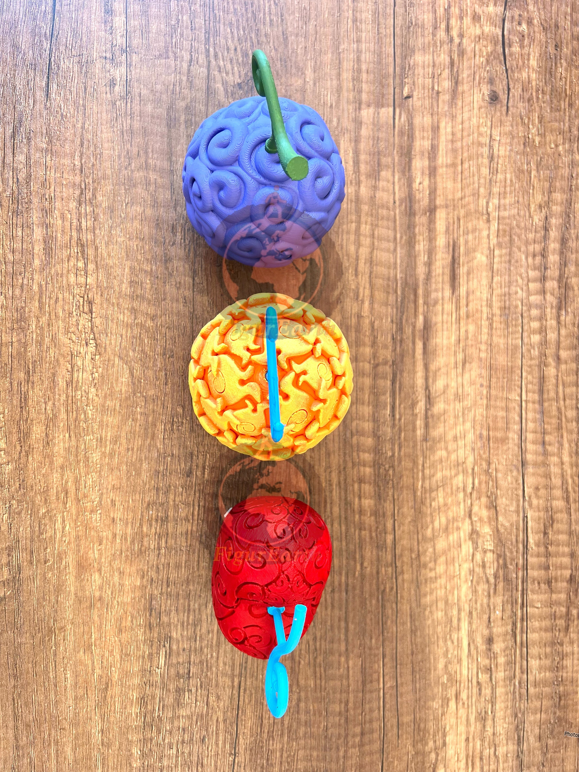 One Piece Devils Fruits Trio 10 Cm - Etsy