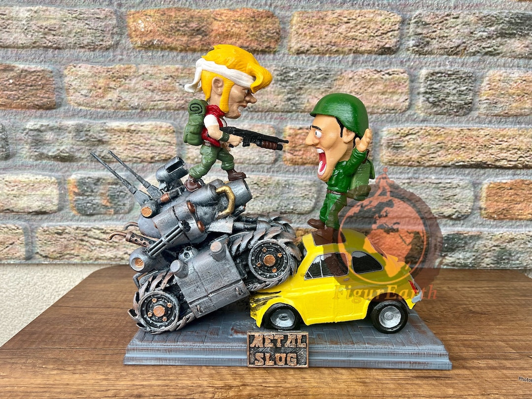 Metal Slug Diorama, Metal Slug Figure, Game Statue, Metal Slug Statue ...