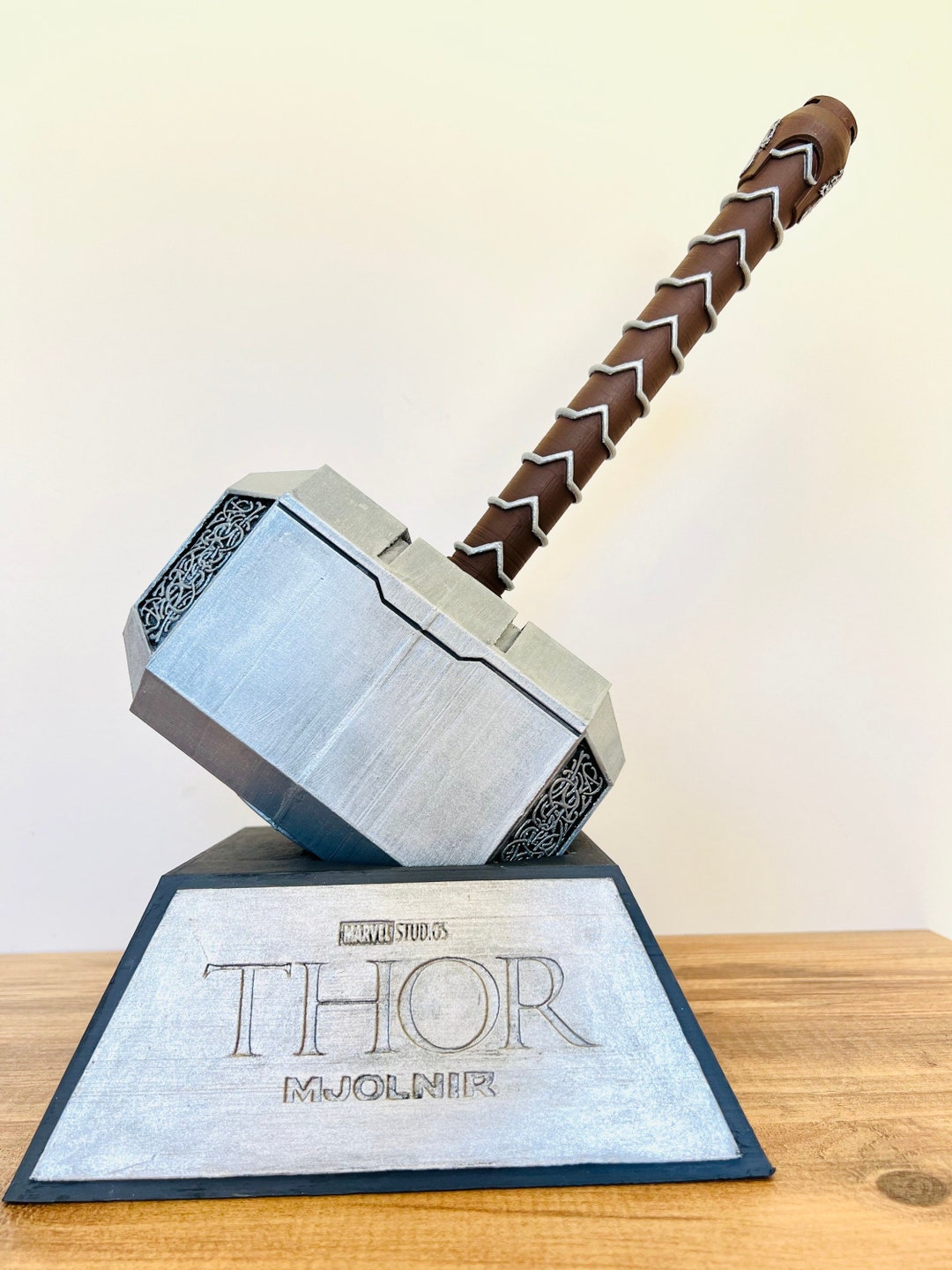 Thor Mjolnir Staueavengers Thor Hammer With Stand - Etsy