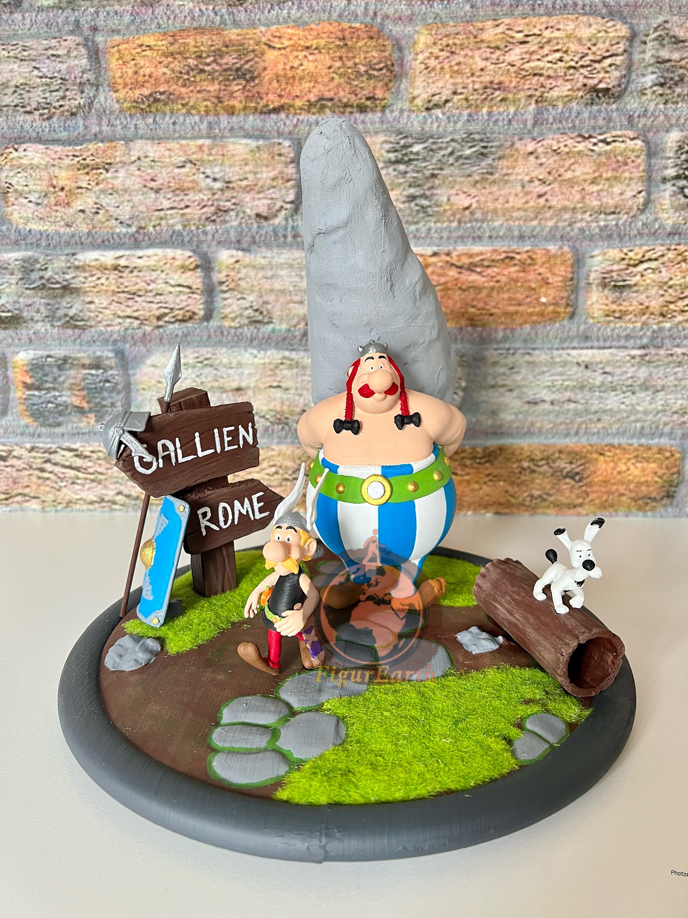 Asterix Obelix Dogmatix Diorama,asterix and Obelix Figure,vintage ...