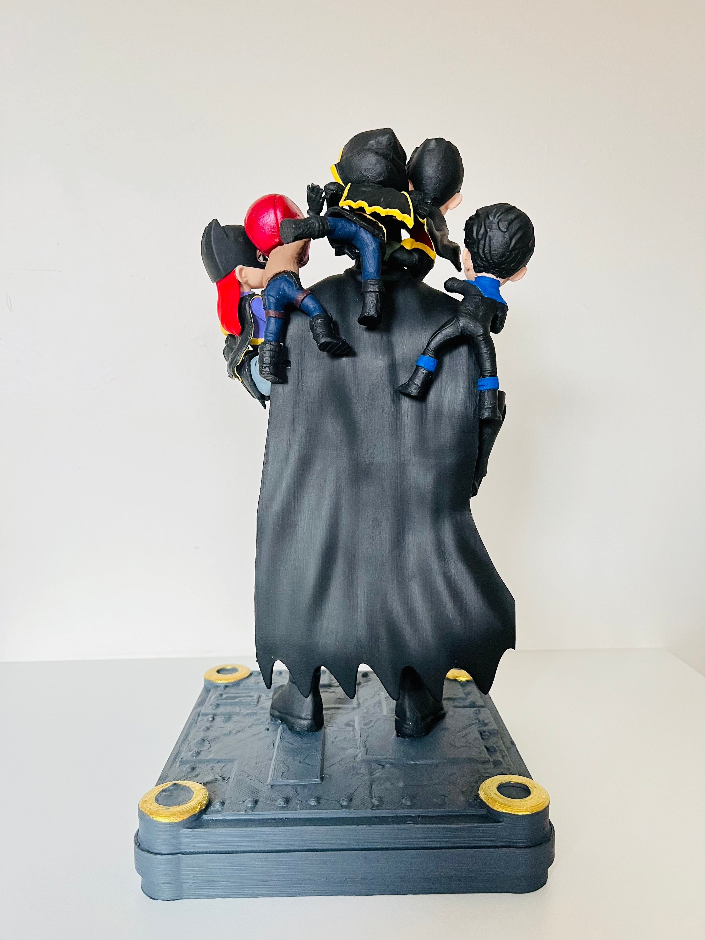 Batman Family Statue,batman Figure,batman DC Hero,batman - Etsy