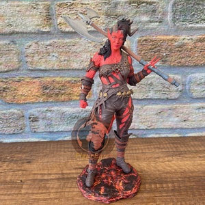 Karlach Figure,karlach Baldurs Gate3 Figure,karlach Statue - Etsy