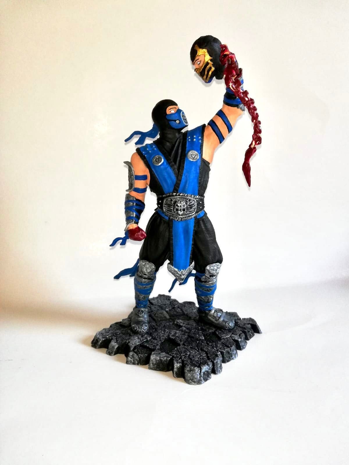 Sub Zero Mortal Kombat Figuresub-zero Mkmortal Kombat - Etsy