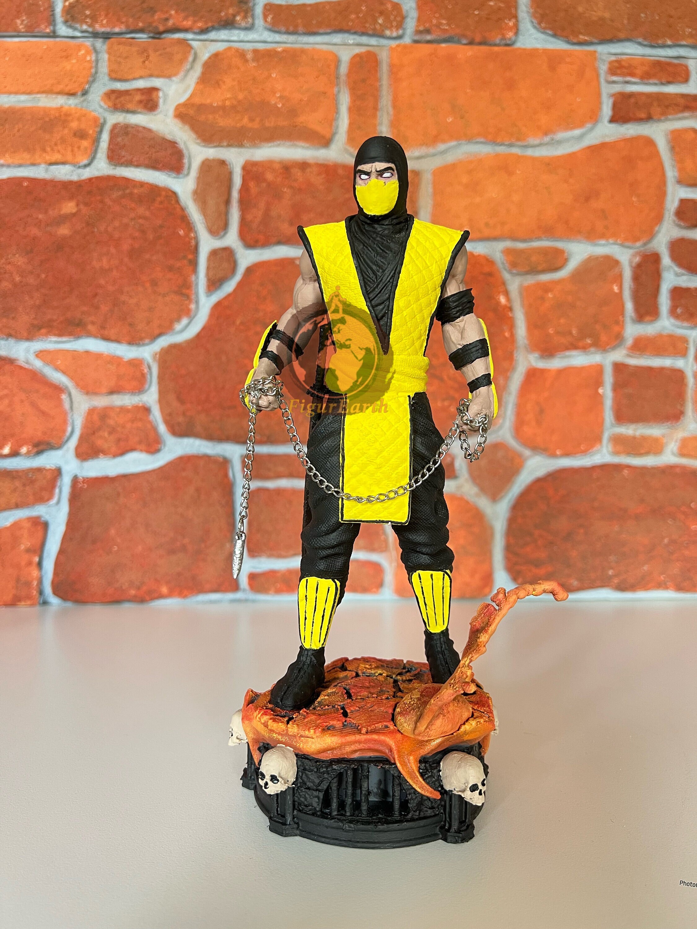 Scorpion Figure,scorpion Mortal Kombat Figure,scorpion Figurine ...