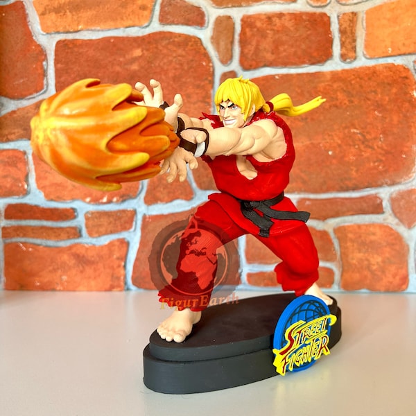Street Fighter Ken Statue - Etsy
