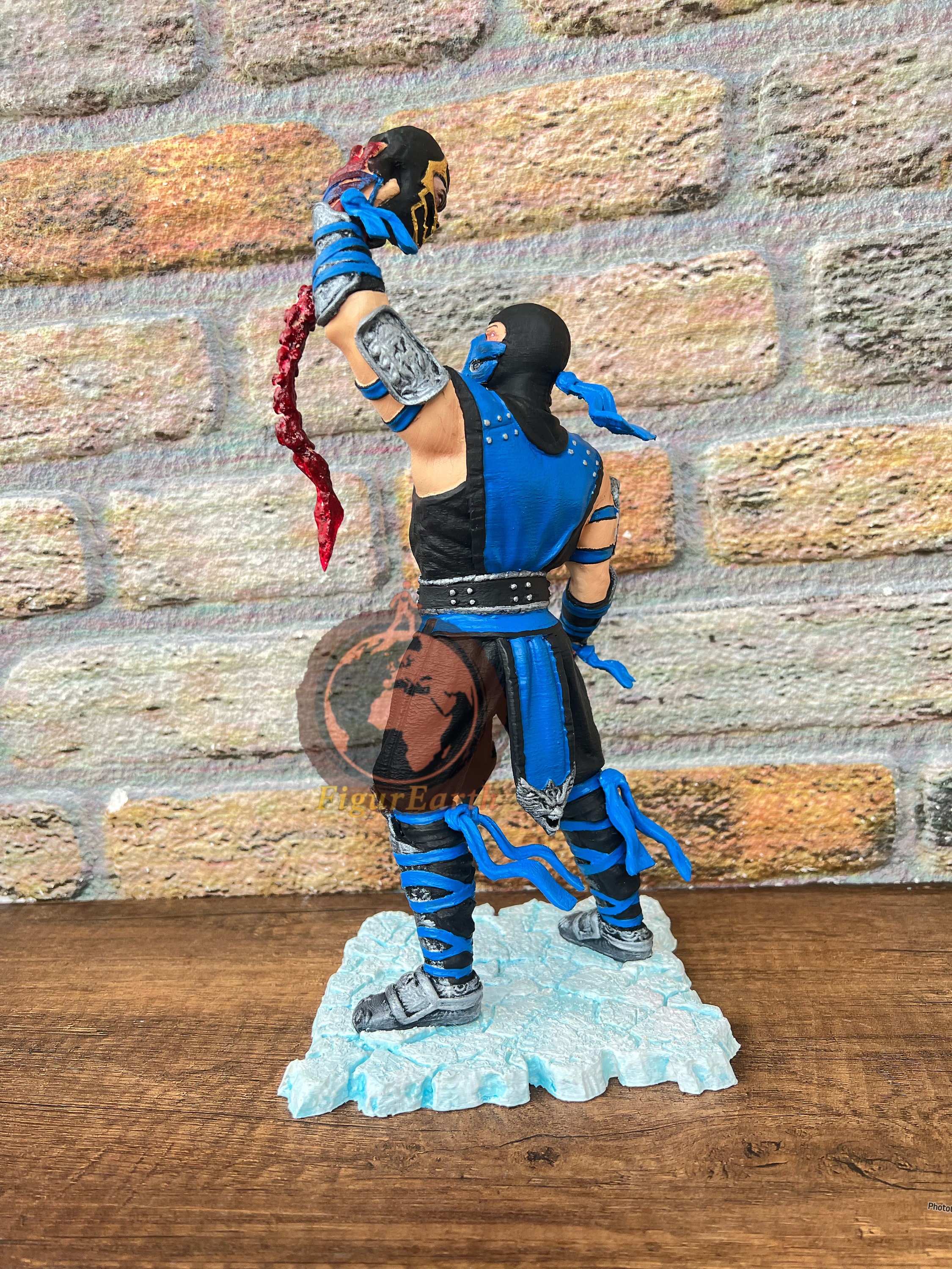 Sub Zero Mortal Kombat Figure,sub-zero Mk,mortal Kombat Characters - Etsy