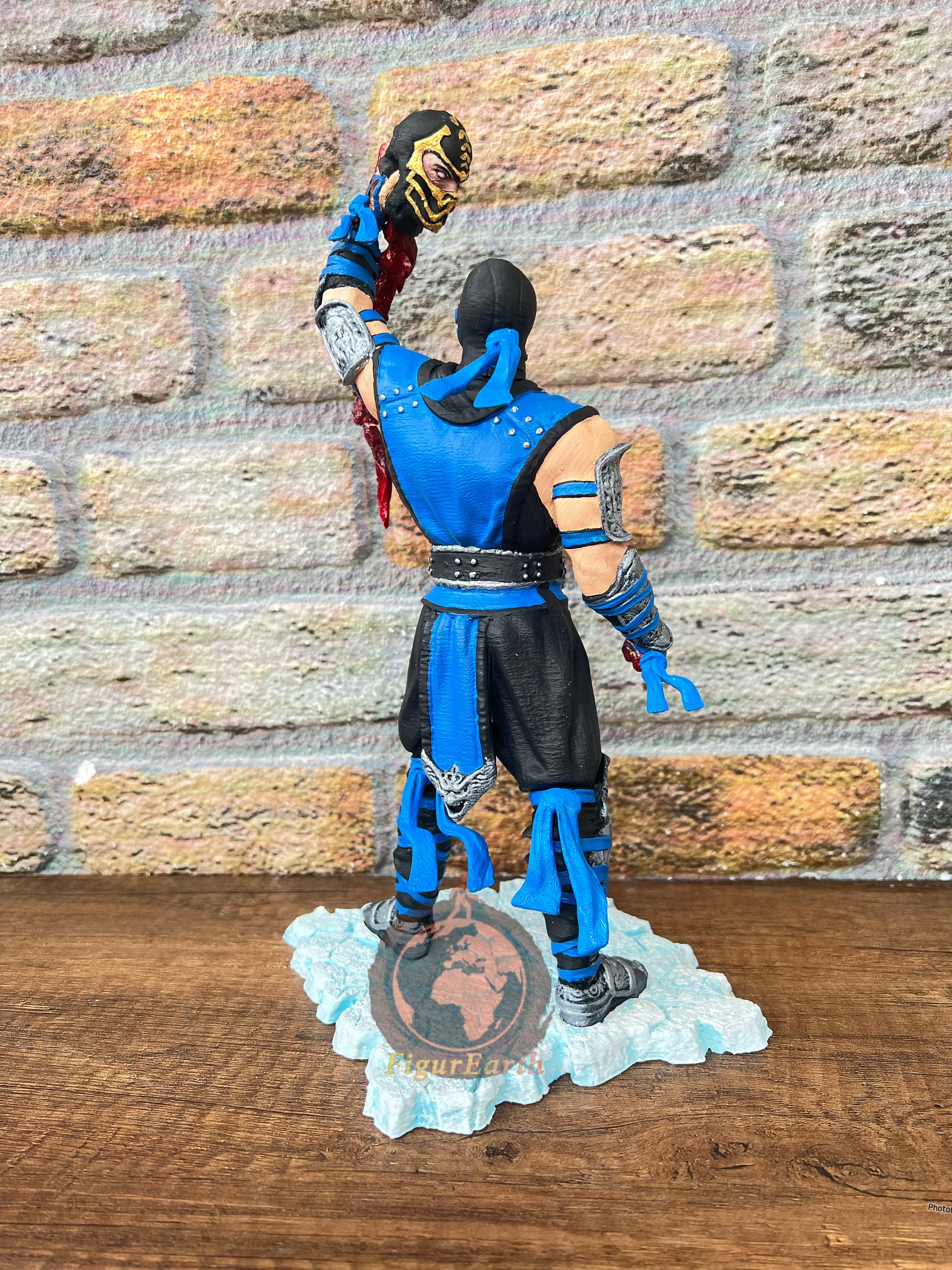 Sub Zero Mortal Kombat Figure,sub-zero Mk,mortal Kombat Characters - Etsy