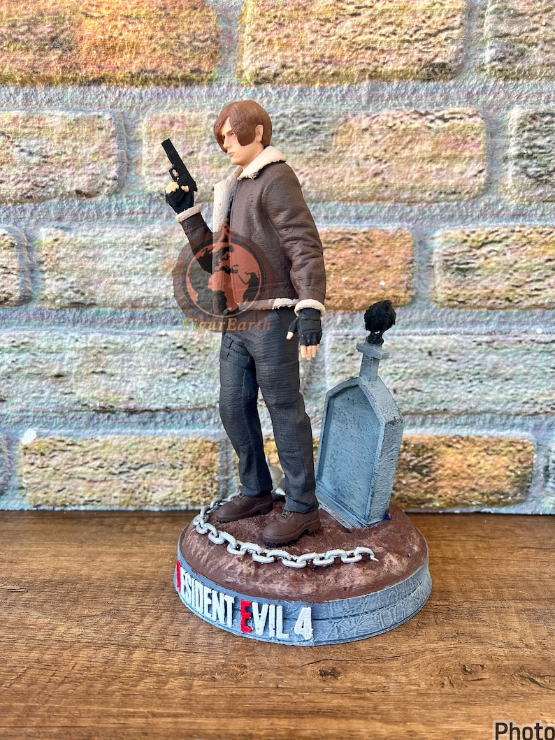 Leon Kennedy Figure,leon Kennedy Statue , Resident Evil Figure ...