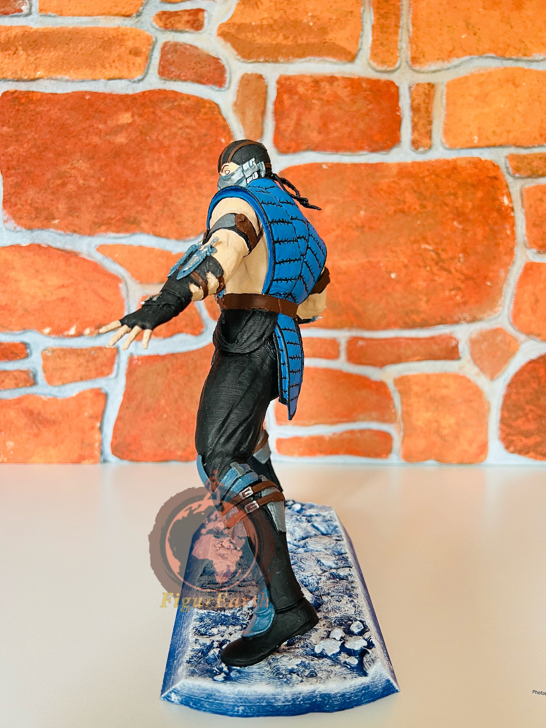 Sub Zero Mortal Kombat X,sub-zero Figure,mortal Kombat Character - Etsy