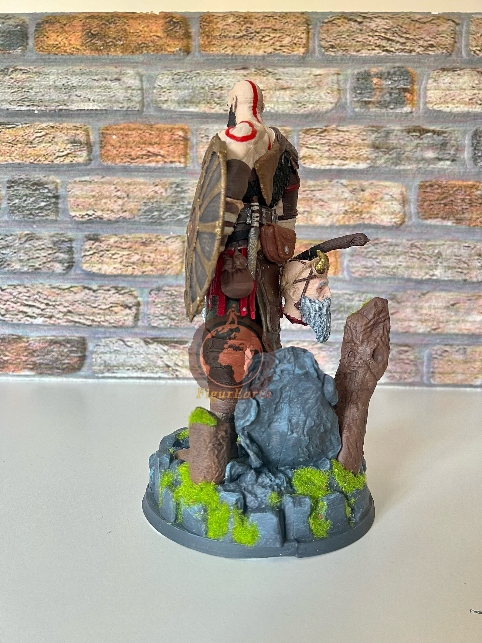 Kratos Figure,kratos Figurine,god of War Kratos,kratos Statue - Etsy
