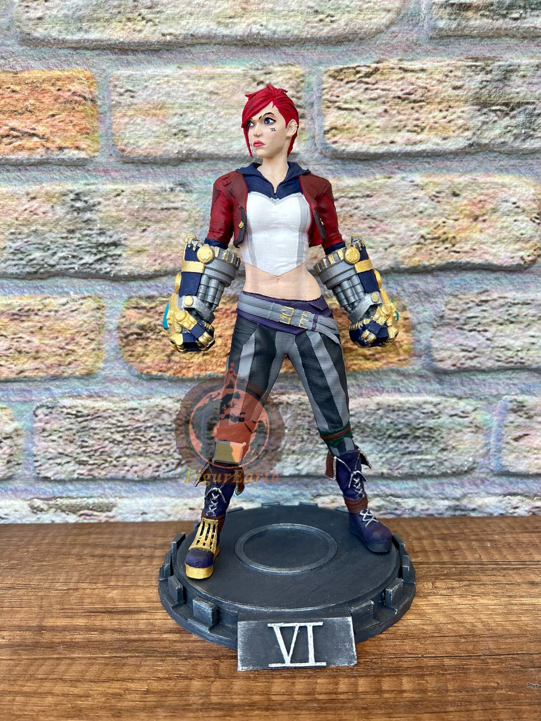 Vi League of Legends Figure,vi Statue,vi Figurine,lol Figure,league of ...