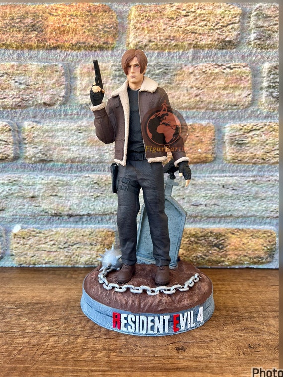 Leon Kennedy Figure leon Kennedy Statue Resident Evil Figure Resident Evil Leon Etsy Australia