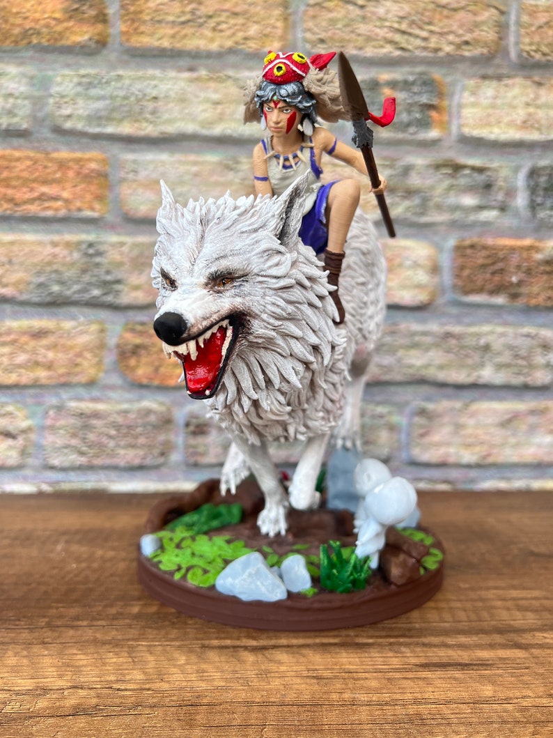 Pricess Mononoke Figure Mononoke Statue - Etsy