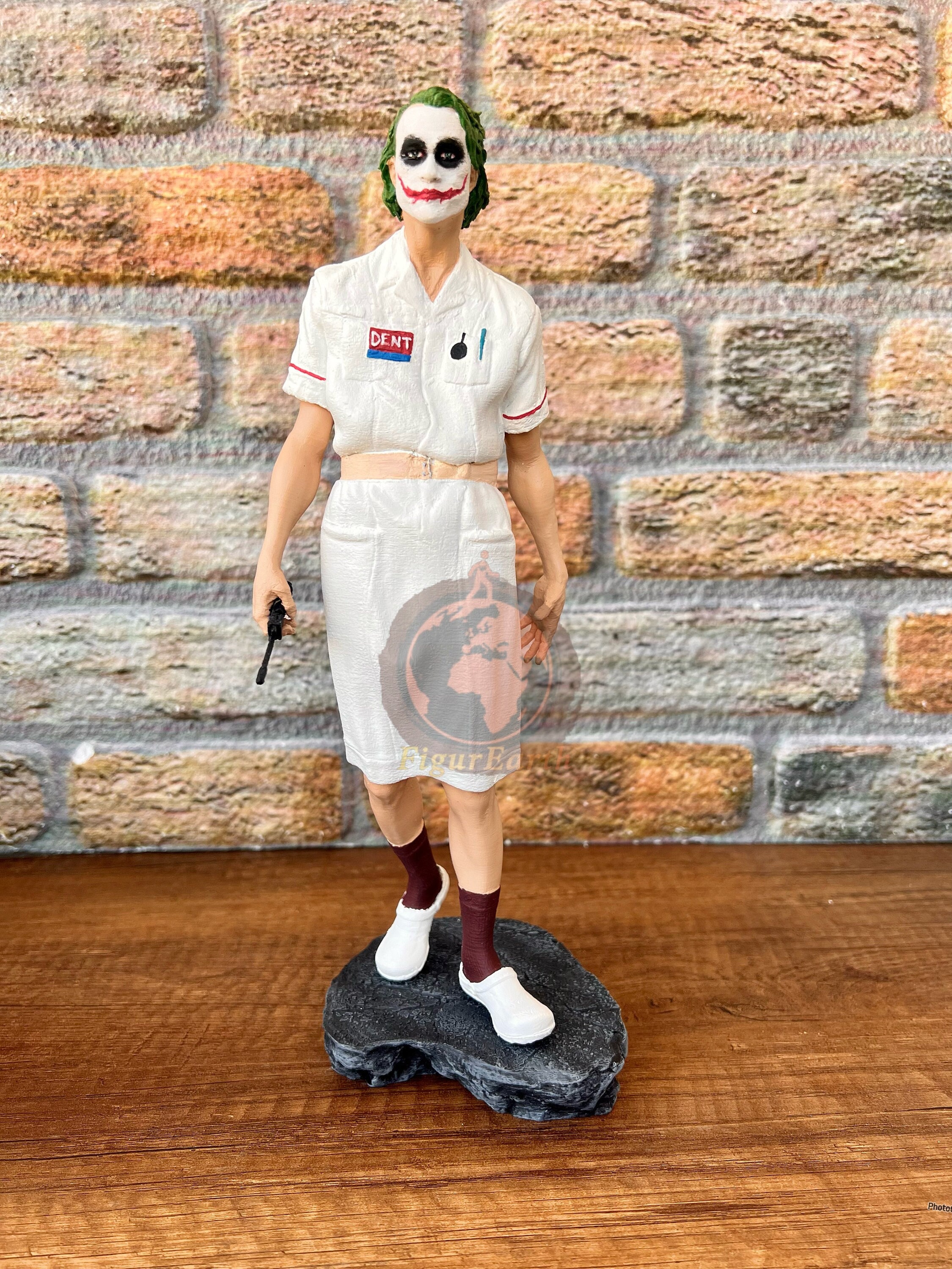 Handmade Joker Nurse Figure, Edgar DC Statue - Etsy