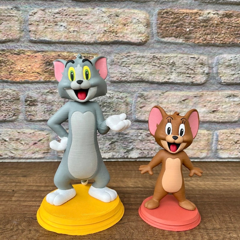 Tom & Jerry Figure - Etsy