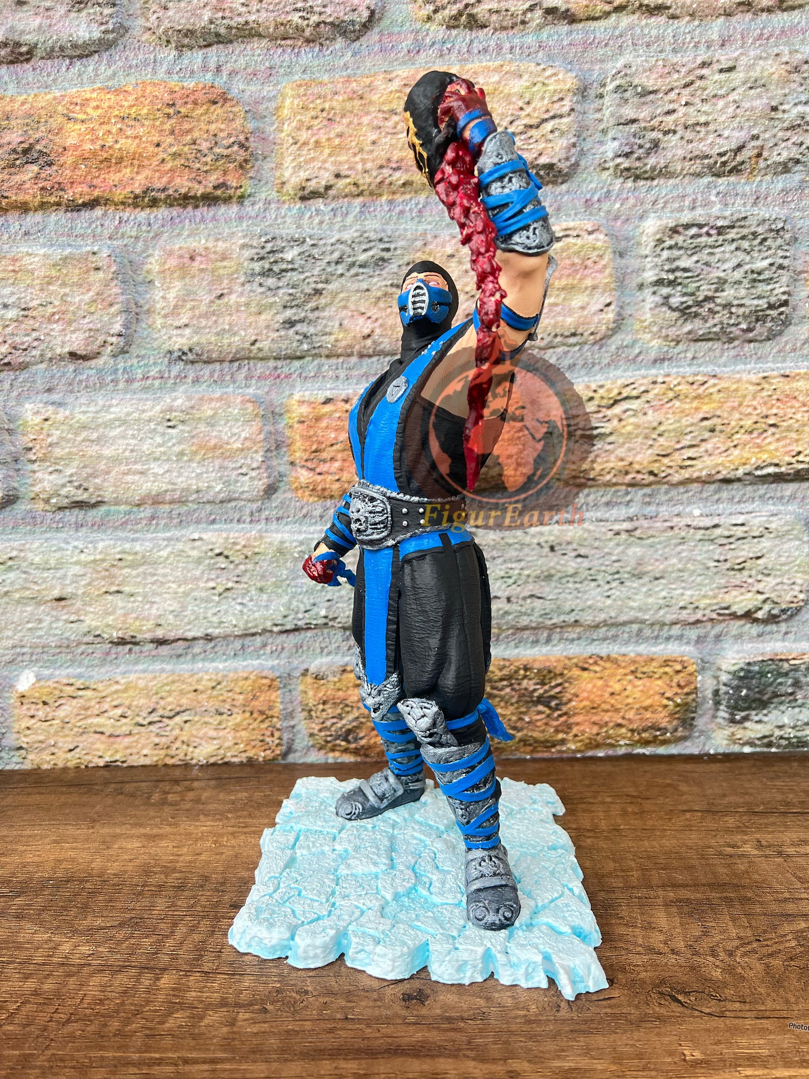 Sub Zero Mortal Kombat Figure,sub-zero Mk,mortal Kombat Characters - Etsy