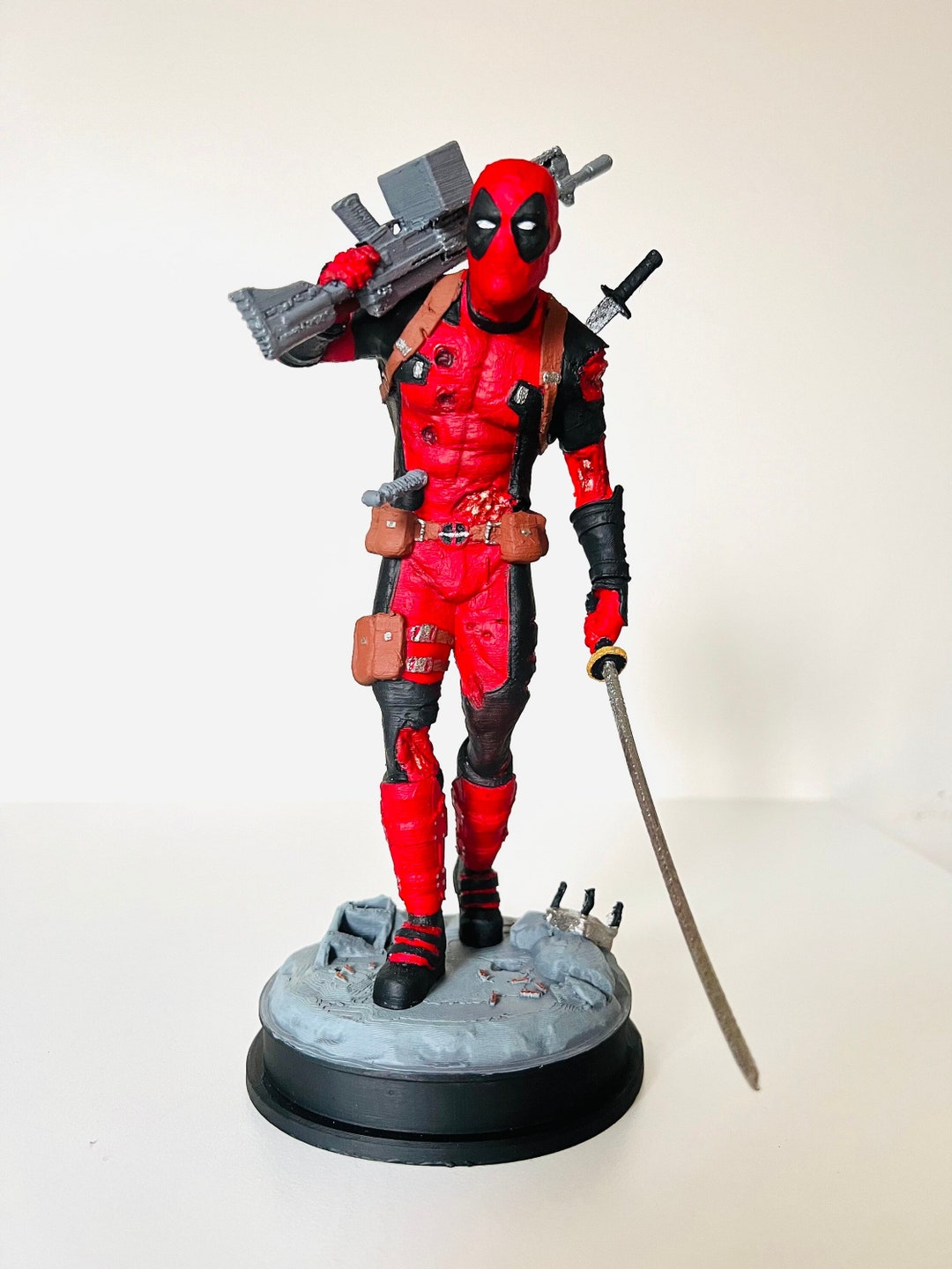Deadpool Figure,deadpool Figurine, Deadpool Statue - Etsy