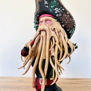 Davy Jones Caribbean Pirates Bust Figure - Etsy
