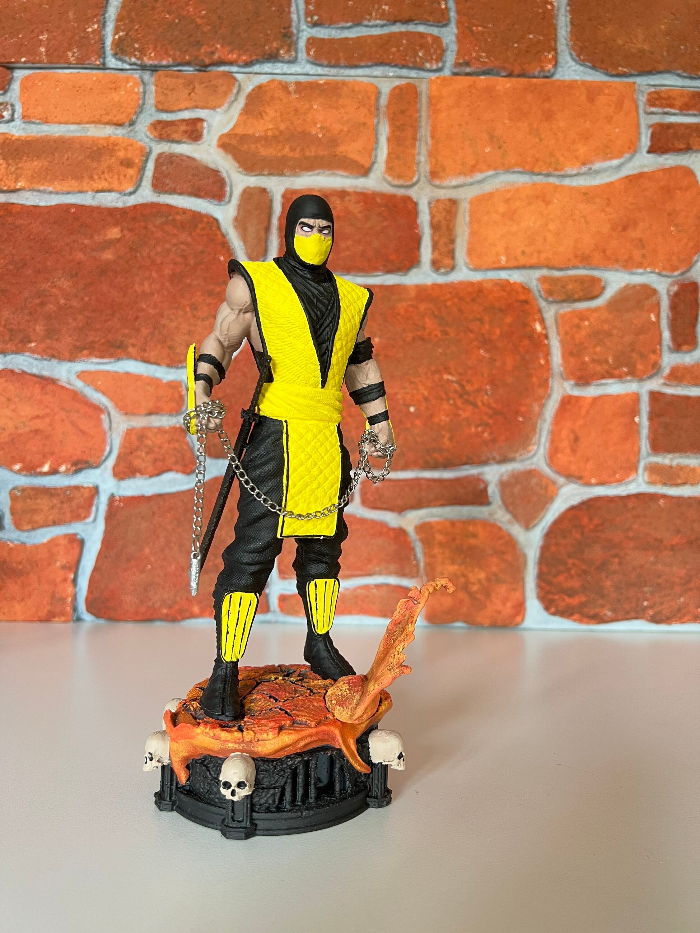 Scorpion Figurescorpion Mortal Kombat Figurescorpion - Etsy